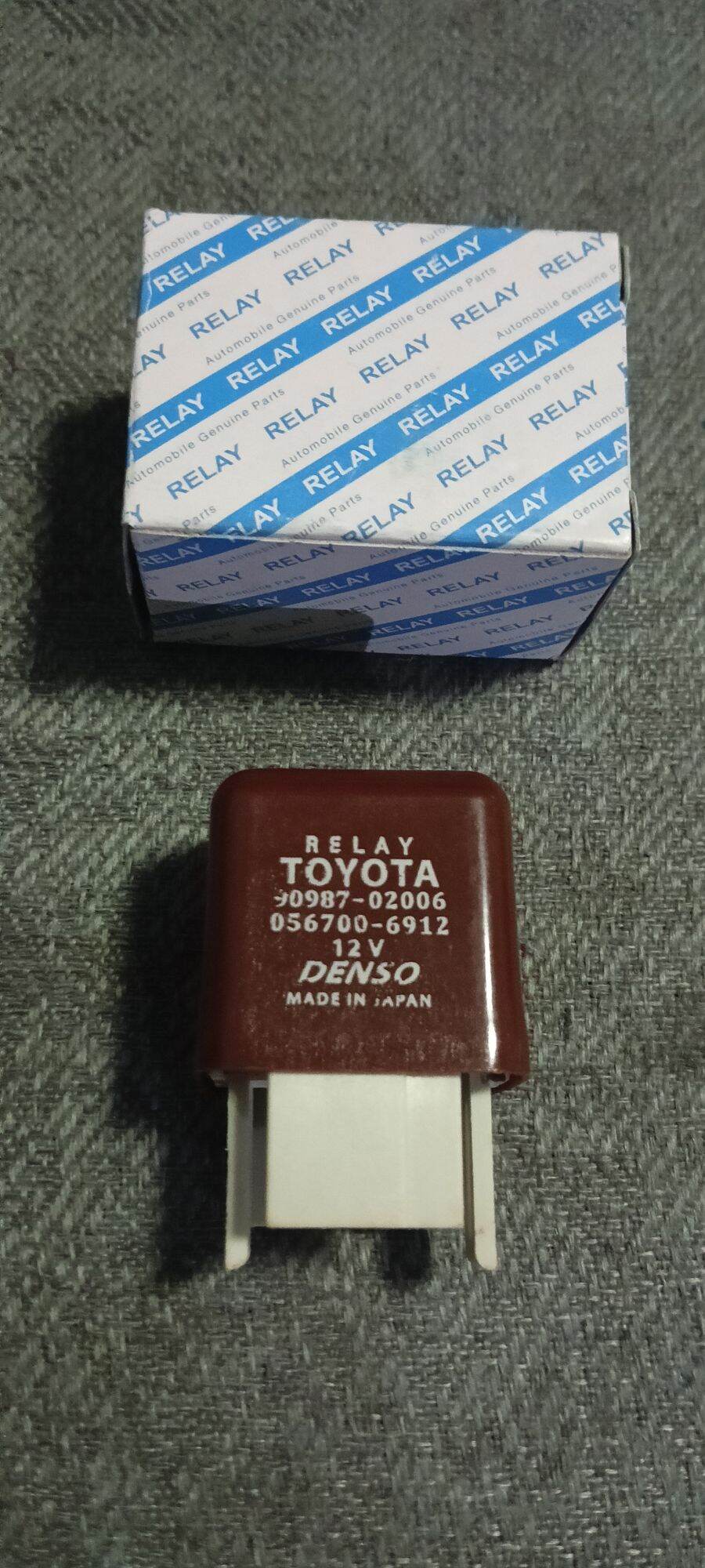 (1 SET) ORIGINAL DENSO RELAY & SOCKET WITH AUTO WIRE '14 [SET] TOYOTA ...