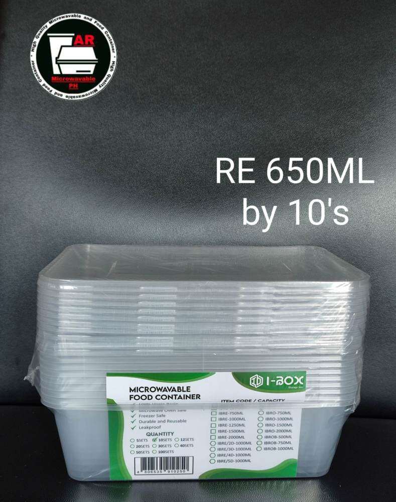 Microwavable plastic container / RE 1000 / Microwavable food container ...