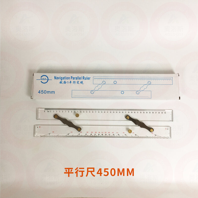 Navigation Triangle Chart Ruler Ranging with Handle Pull Parallel Gauge ...