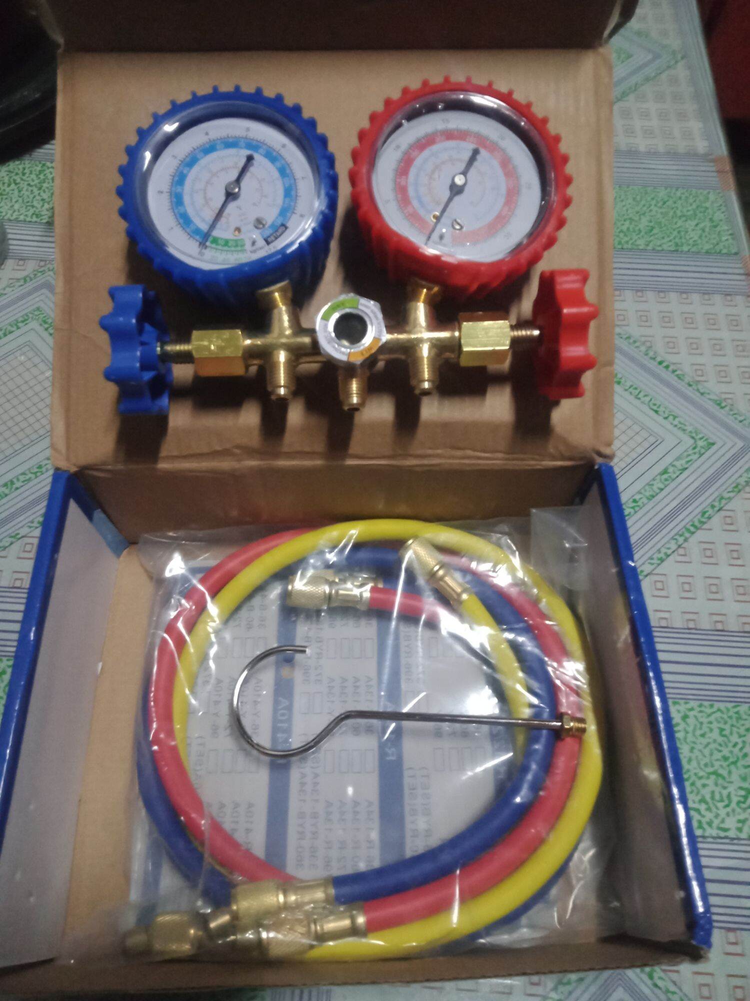 Brass Manifold Gauge (for 134a, 404a, R12, R22) | Lazada PH