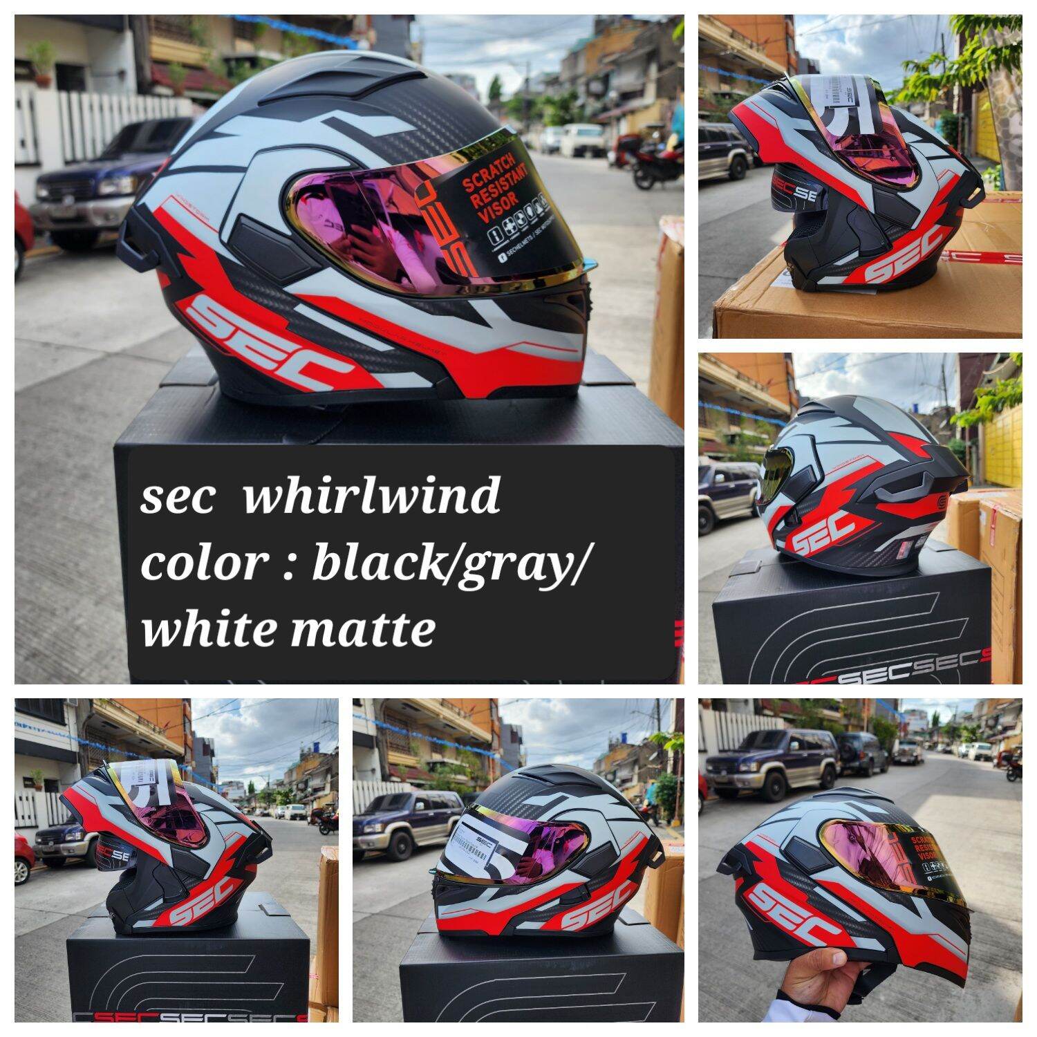 SEC WHIRLWIND MODULAR HELMET | Lazada PH