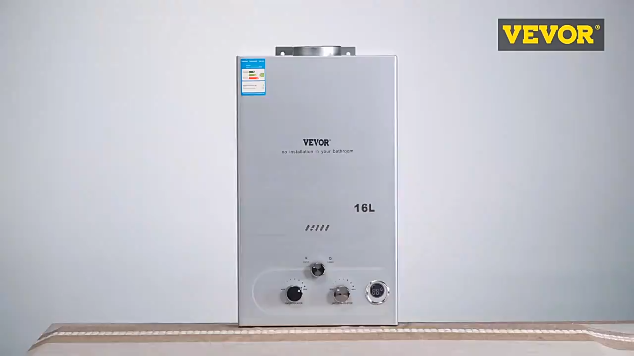 12L LPG Propane Gas Instant Hot Water Heater Boiler Outdoor Stainless ...
