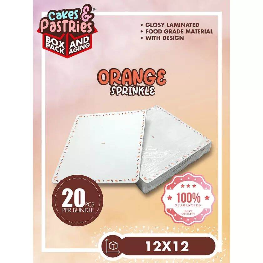 12x12 SQUARE CAKEBOARD LAMINATED | Lazada PH