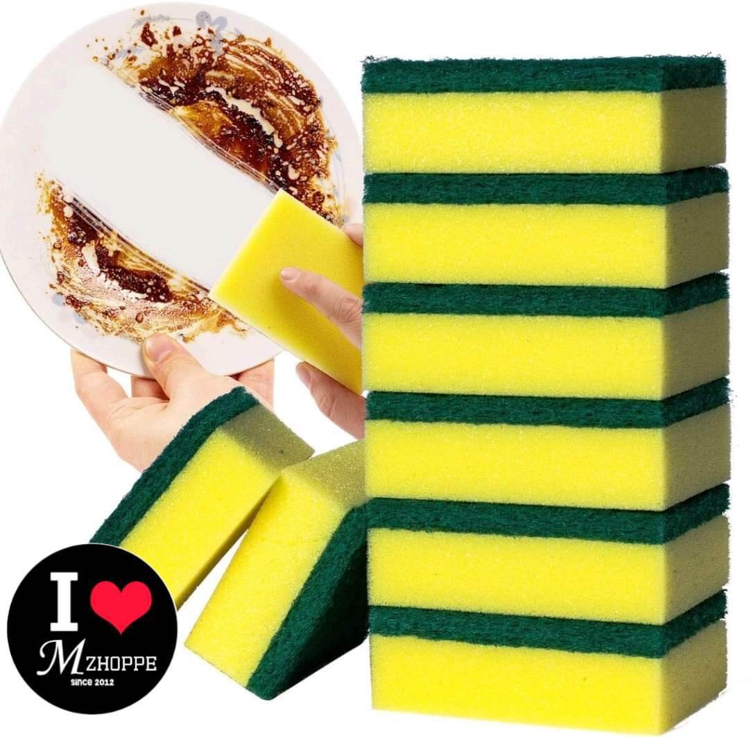 6pcs Sponge Dishwashing w/ Scouring Pad (Foam Brite ) | Lazada PH
