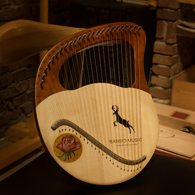 16-String Lyya Piano Small Harp for Beginners Small Lyre Musical ...