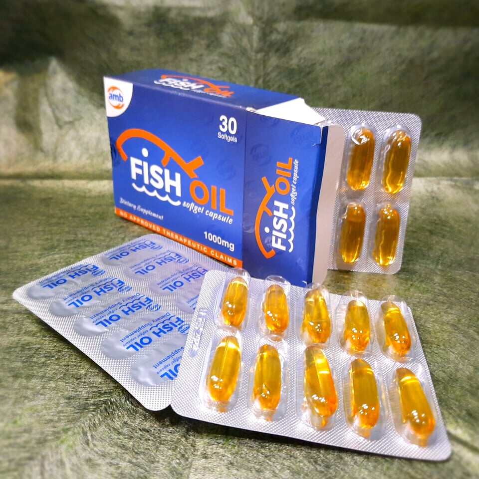 AMB FISH OIL 1000mg Dietary Supplement x 30's | Lazada PH