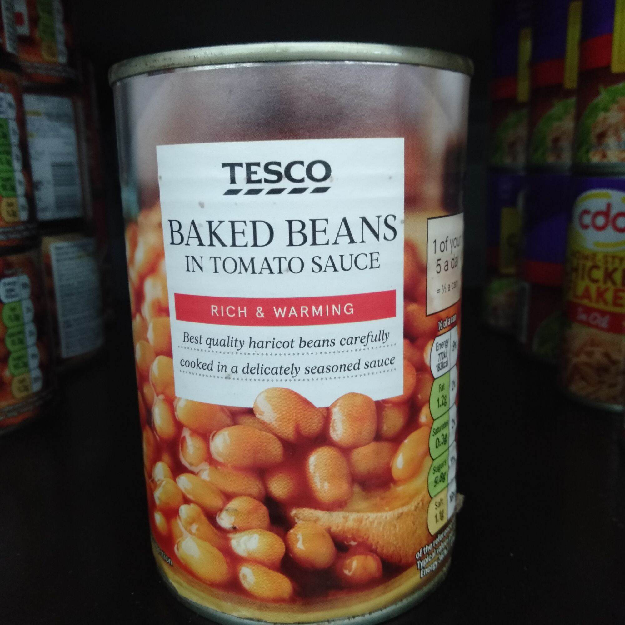 Tesco Baked Beans In Tomato Sauce 420grams | Lazada PH