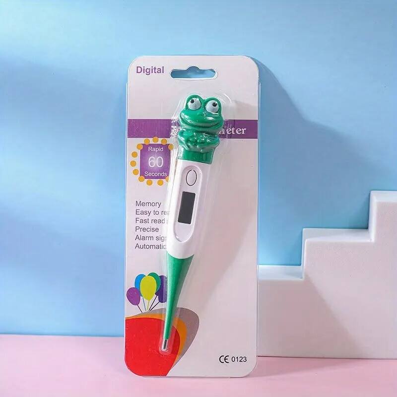 1pc Baby Cartoon Digital Thermometer Oral Armpit Flexible Tip ...