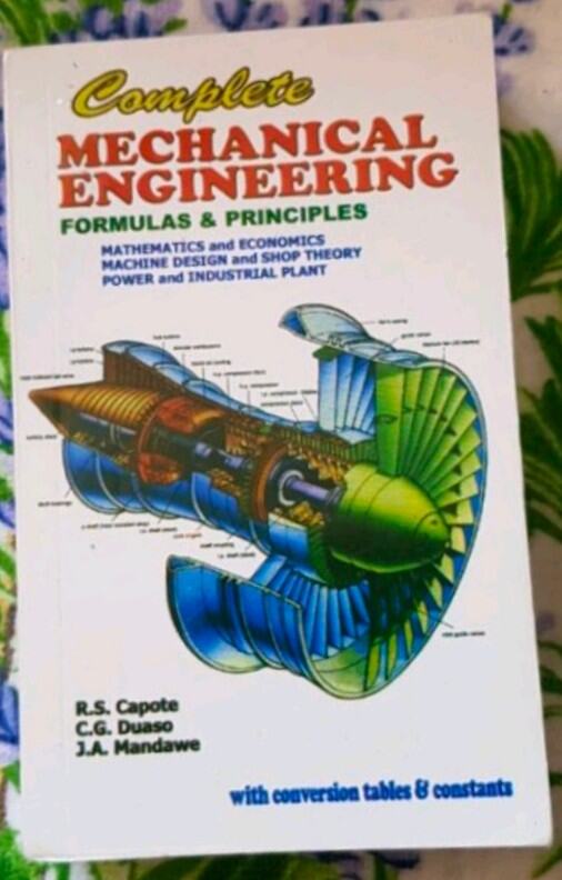 COMPLETE MECHANICAL ENGINEERING Formulas& Principles by capote | Lazada PH