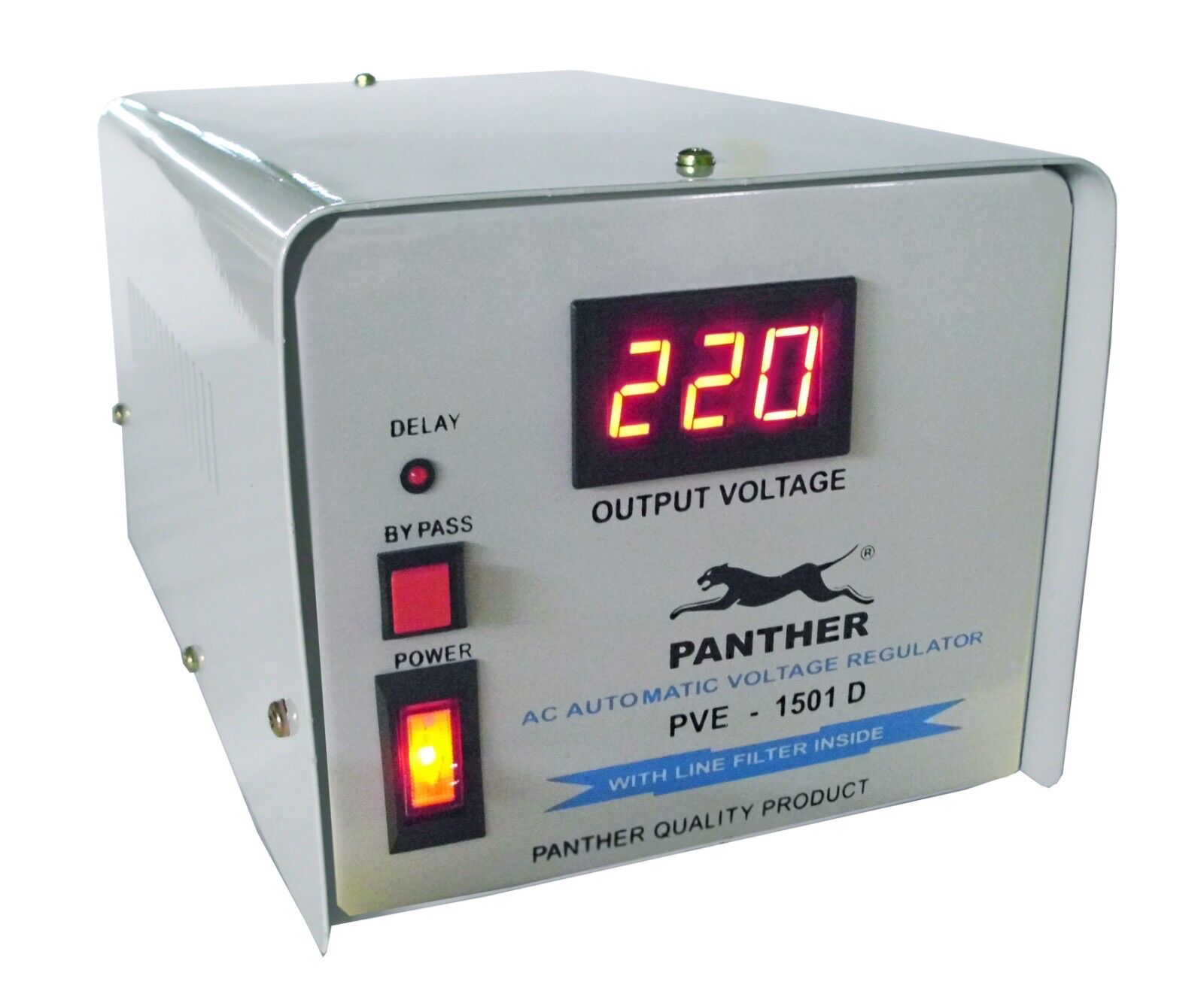 Panther 1500W AVR w/ Power on Delay Automatic Voltage Regulator Relay ...