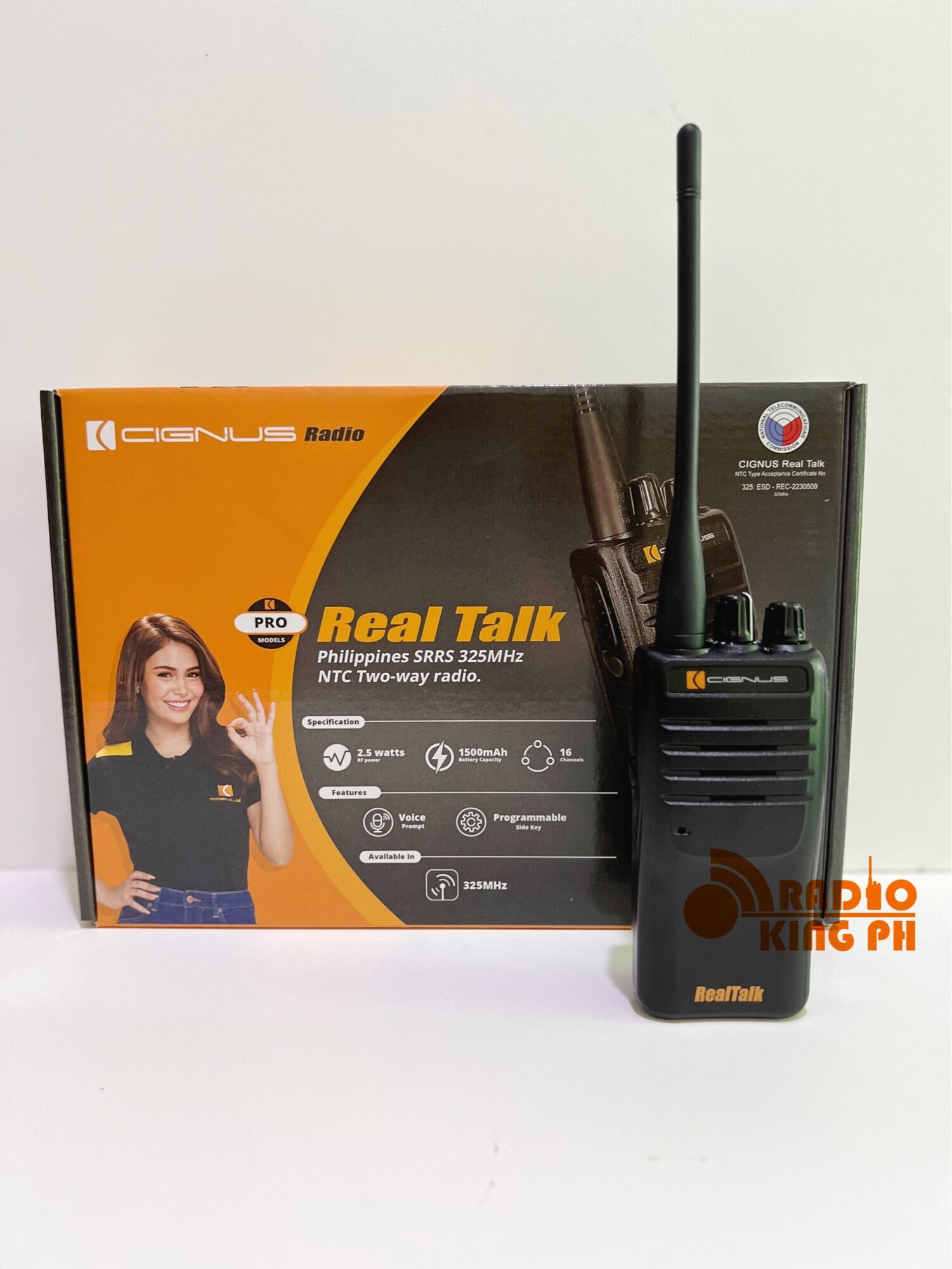 CIGNUS NEW ARRIVAL: REALTALK CG325 LICENSE FREE SRRS TWo Way Radio ...