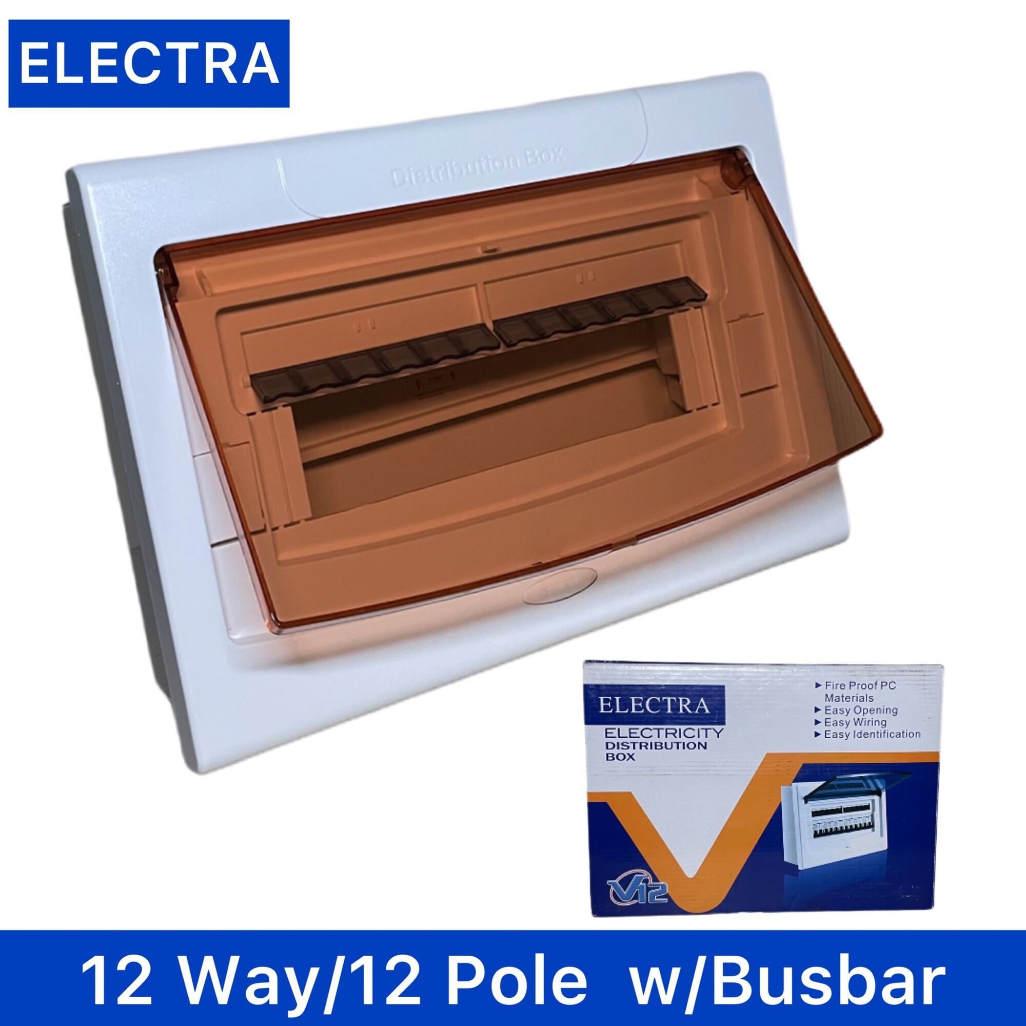 ELECTRA 12 WAY METAL - Distribution Panel Box - Heavy Duty | sk ...