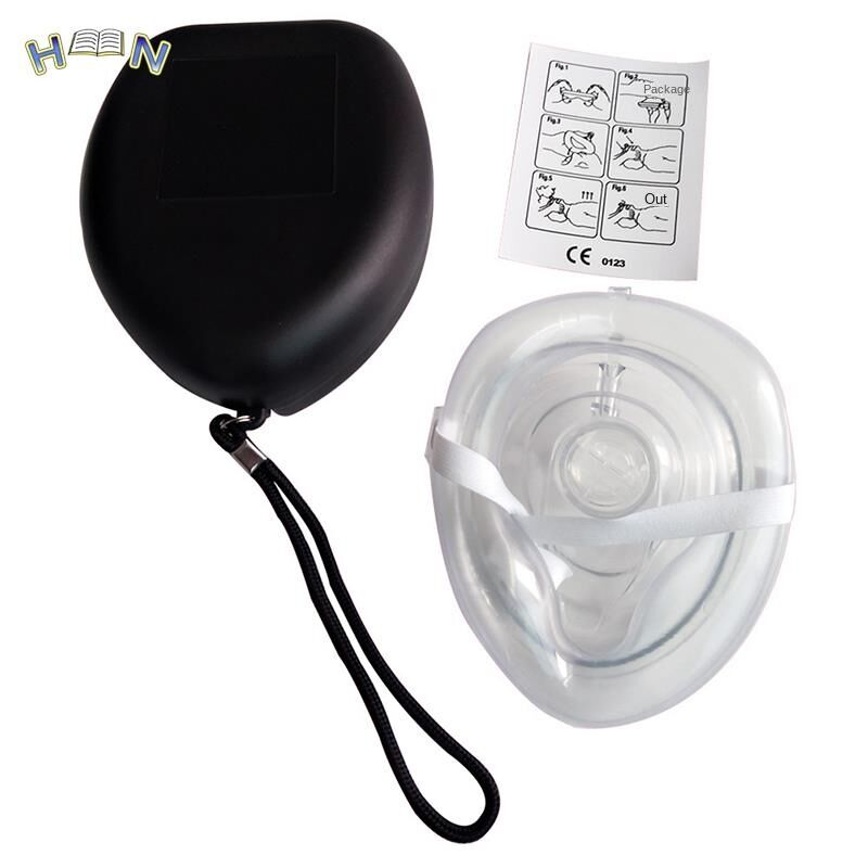 1pc Professional First Aid CPR Breathing Mask Protect Rescuers Reusable ...