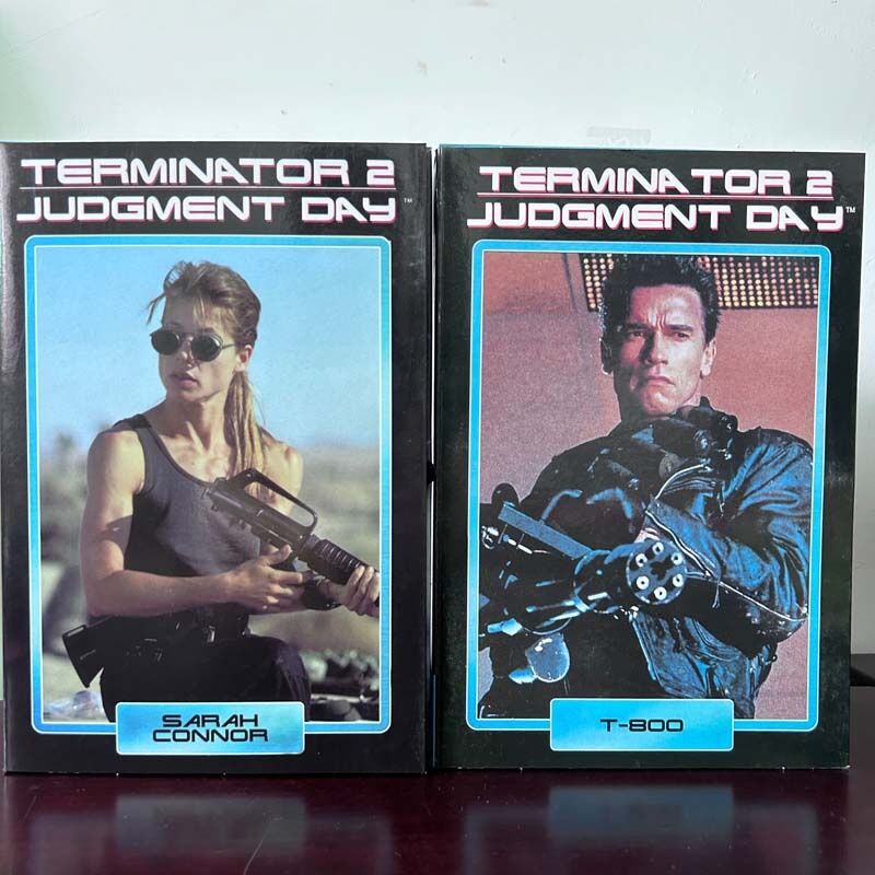 NECA Terminator 2 Judgment Day T800 Sarah Connor T-800 T-1000 Arnold ...