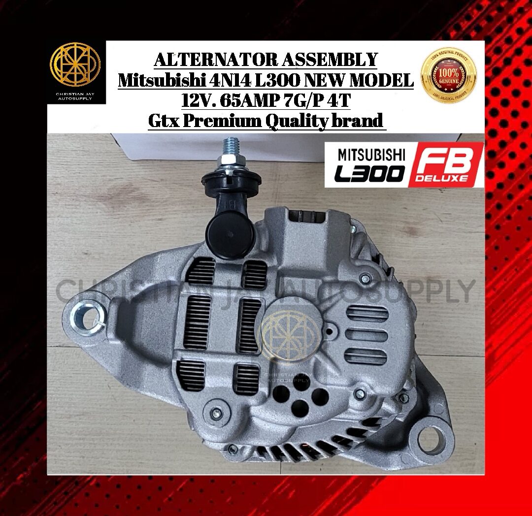 GTX Alternator Assembly Mitsubishi L300 New model 4N14 Engine. 12V/ 65A ...