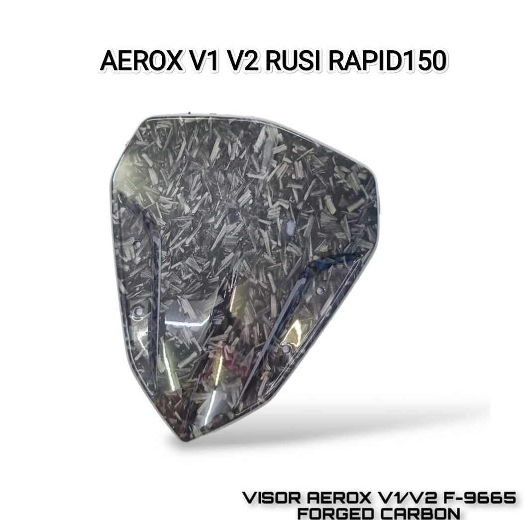 AEROX V1 V2 RUSI RAPID 150 FORGED CARBON VISOR | Lazada PH