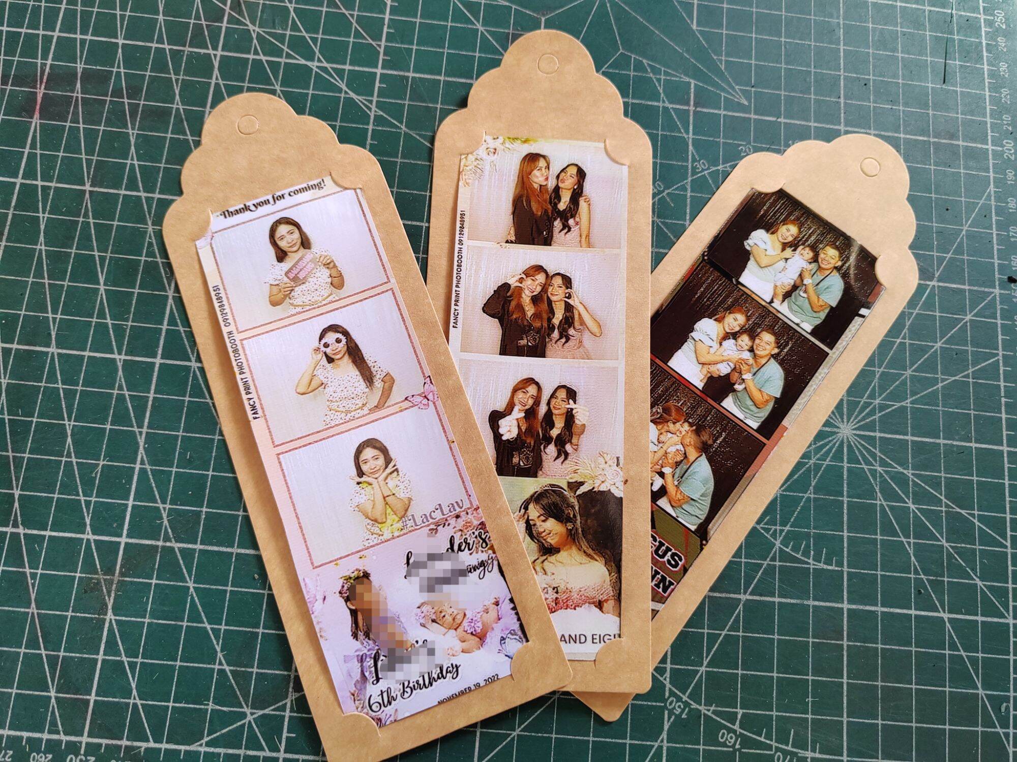 100pcs Rustic Bookmark 2x6in Strip Frame for Photobooth Photography ...