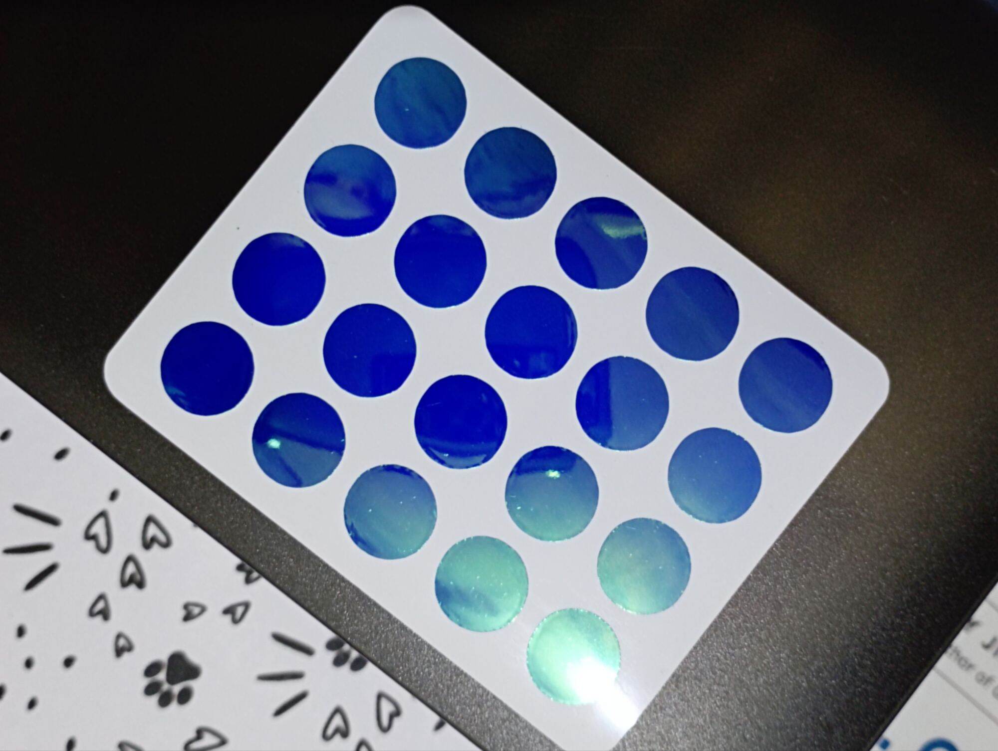 CVV Sticker Anti-Theft Vinyl Sticker for Debit and Credit Card; Peacock ...