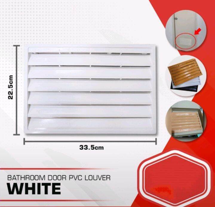 PVC DOOR LOUVER ONLY REPLACEMENT DOOR LOUVER BATHROOM DOOR SINGAWAN NG ...