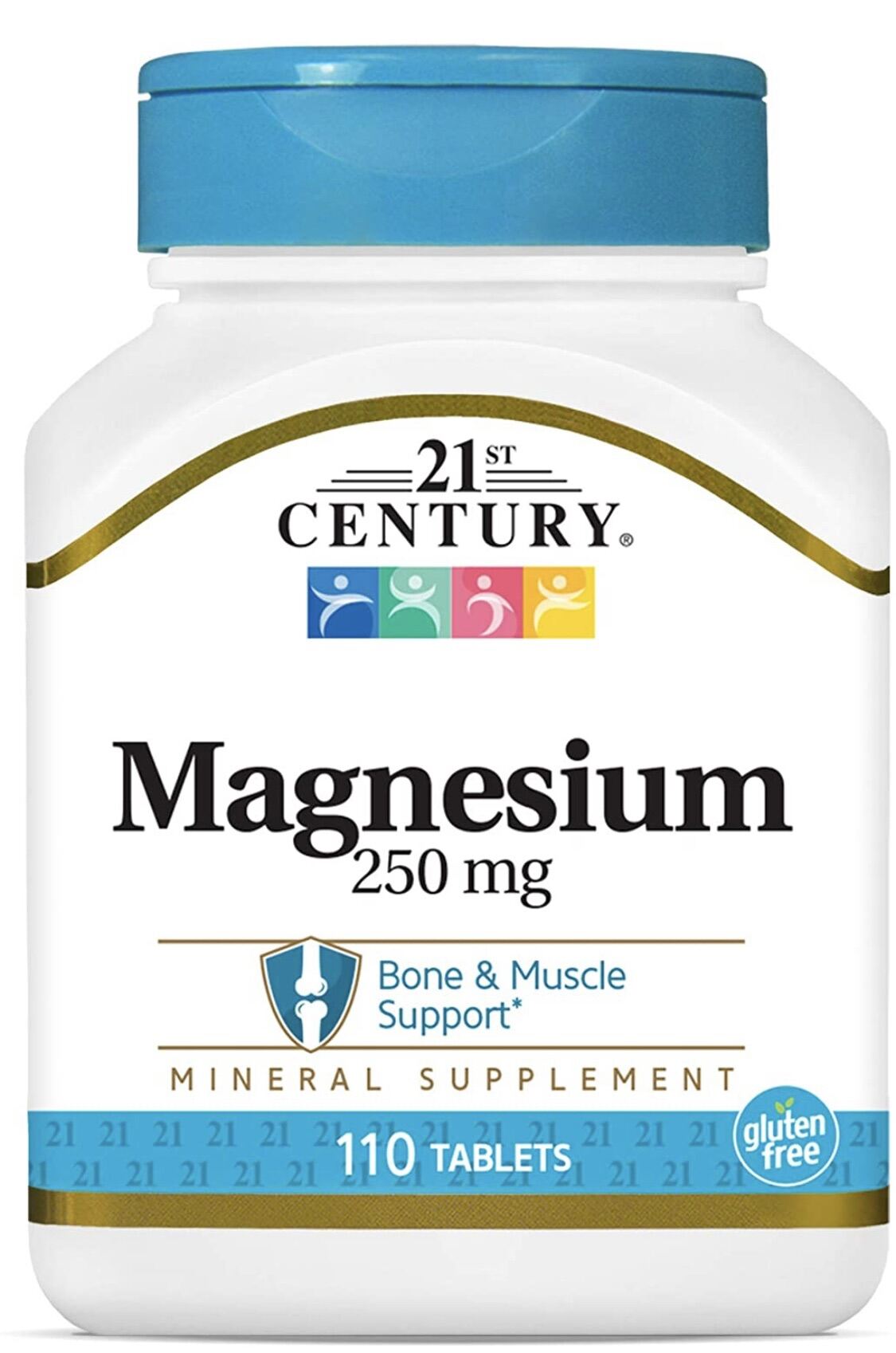 Guaranteed Authentic 21st Century, Magnesium, 250 mg Tablets, 110 Count ...