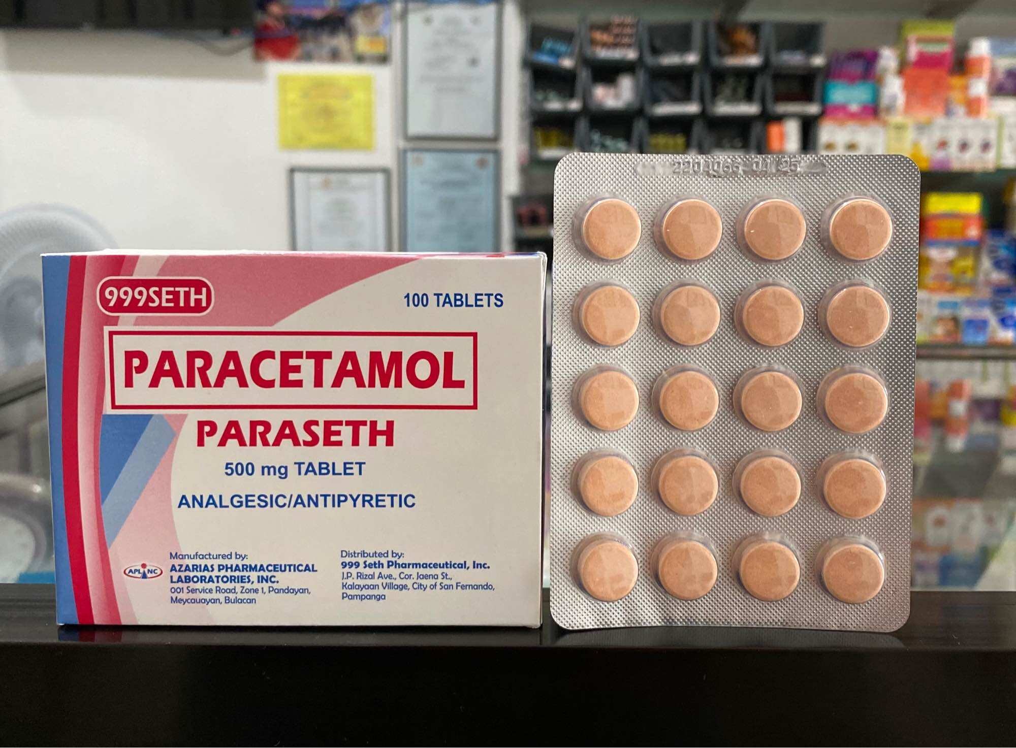 PARACETAMOL Paraseth 500mg | 10 tablets | Lazada PH