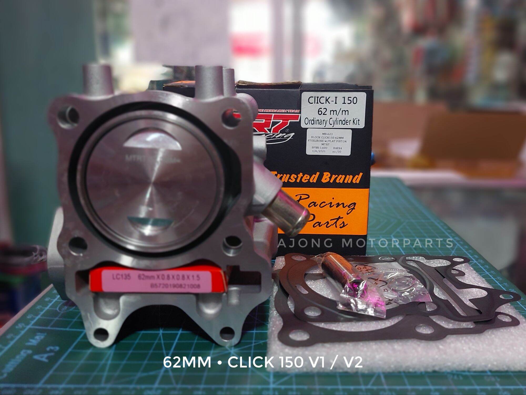 MTRT Block Assembly • Steel Bore • 59mm ~ 62mm • Click 150 V1 / V2 ...