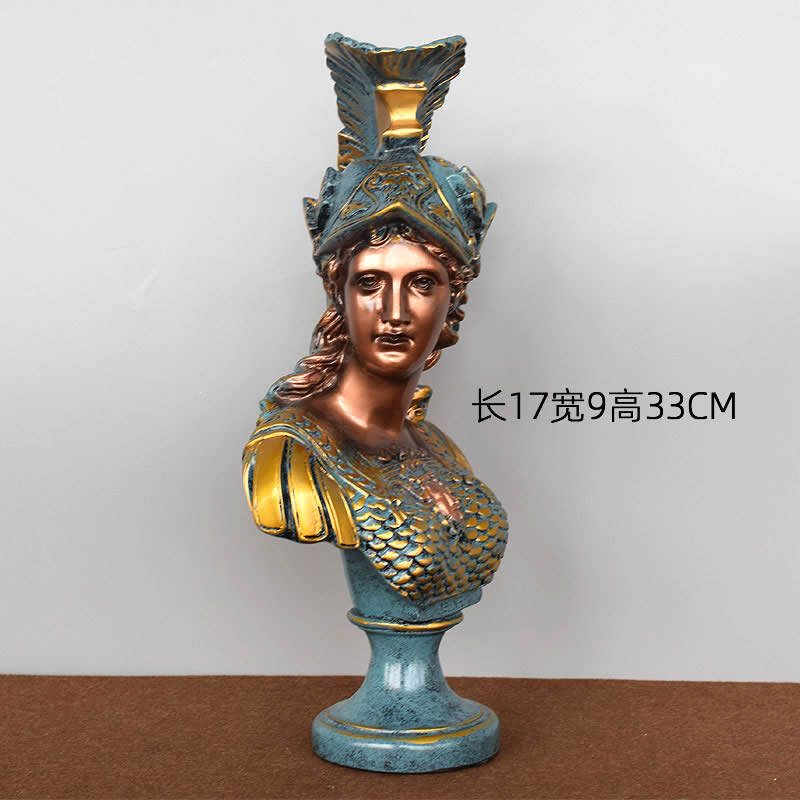 Creative Greek Athena Goddess Sculpture Statue Resin Angel Ornaments ...