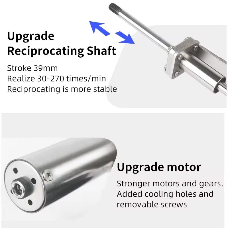 DC 24V Reciprocating Mechanism Motor 45mm Stroke Telescopic Linear ...