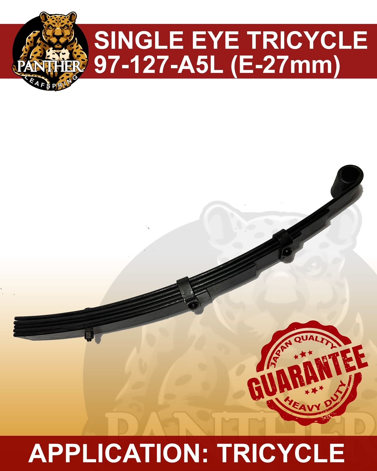 Molye / Leaf Spring Tricycle 27" Leaf Spring Assembly (MATIBAY) | Lazada PH