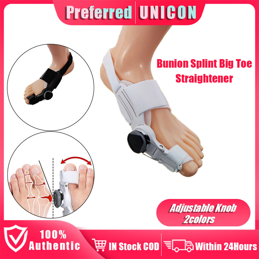 Adjustable Bunion Corrector Splint with Knob Big Toe Hallux Valgus ...