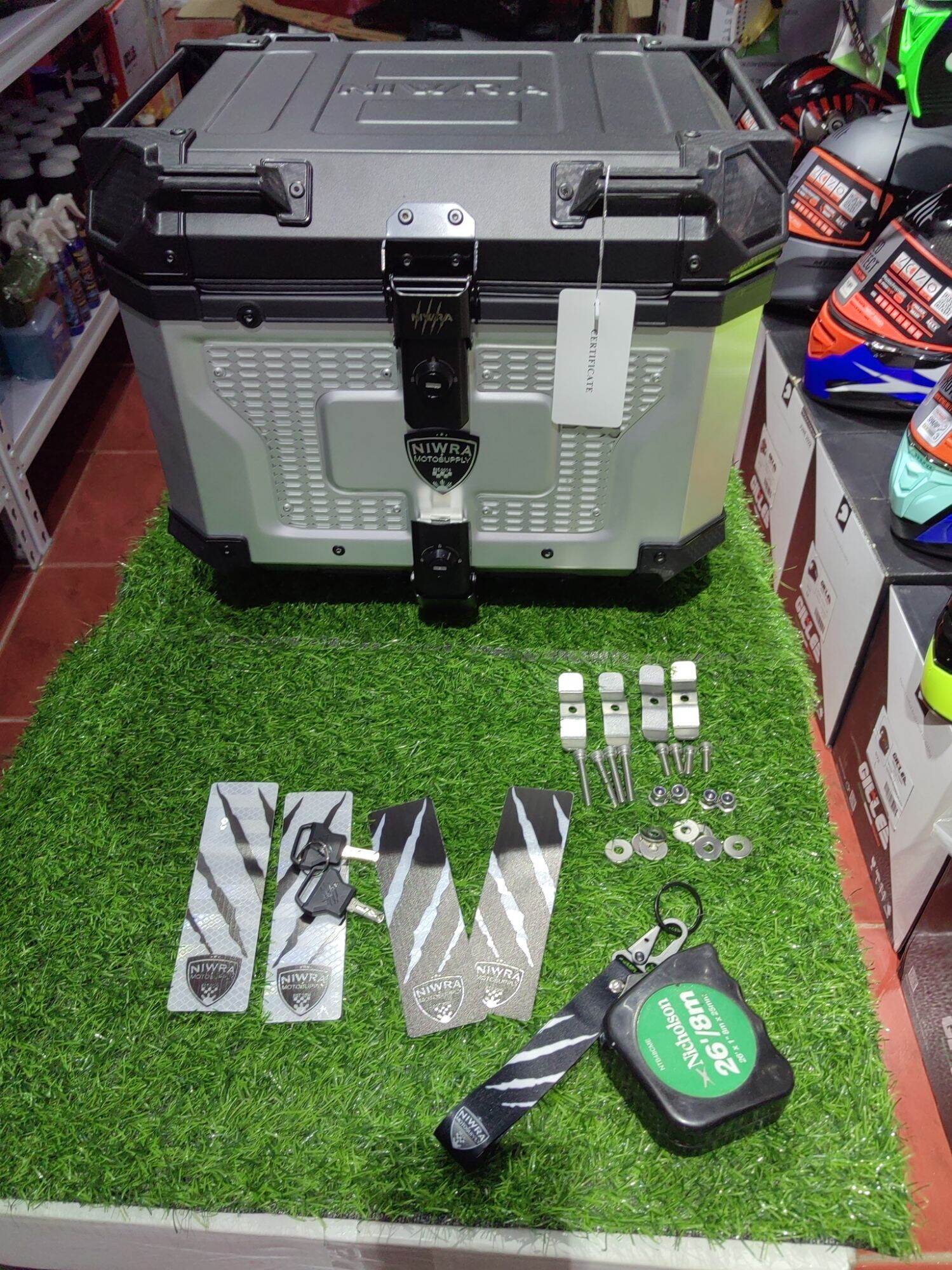 NIWRA RAPTOR V2 45L ALLOY BOX WITH RMBRACKET CLICK V1 V2 V3 125-150 ...