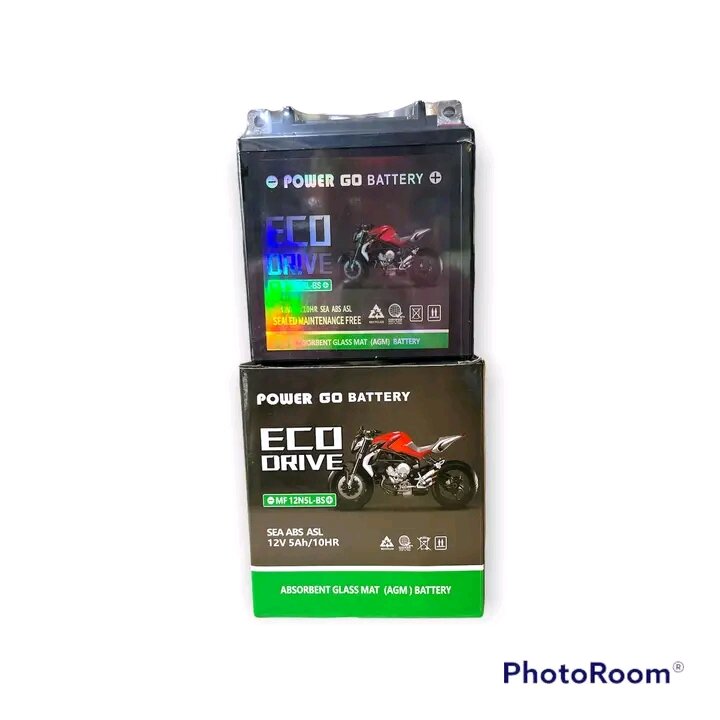 POWER GO BATTERY ECO DRIVE MF 12N5L-BS | Lazada PH