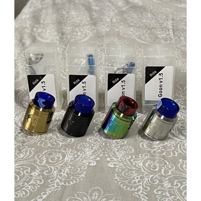 Goon 1.5 RDA Vape Atomizer Free Cotton & Pre build coil | Lazada PH