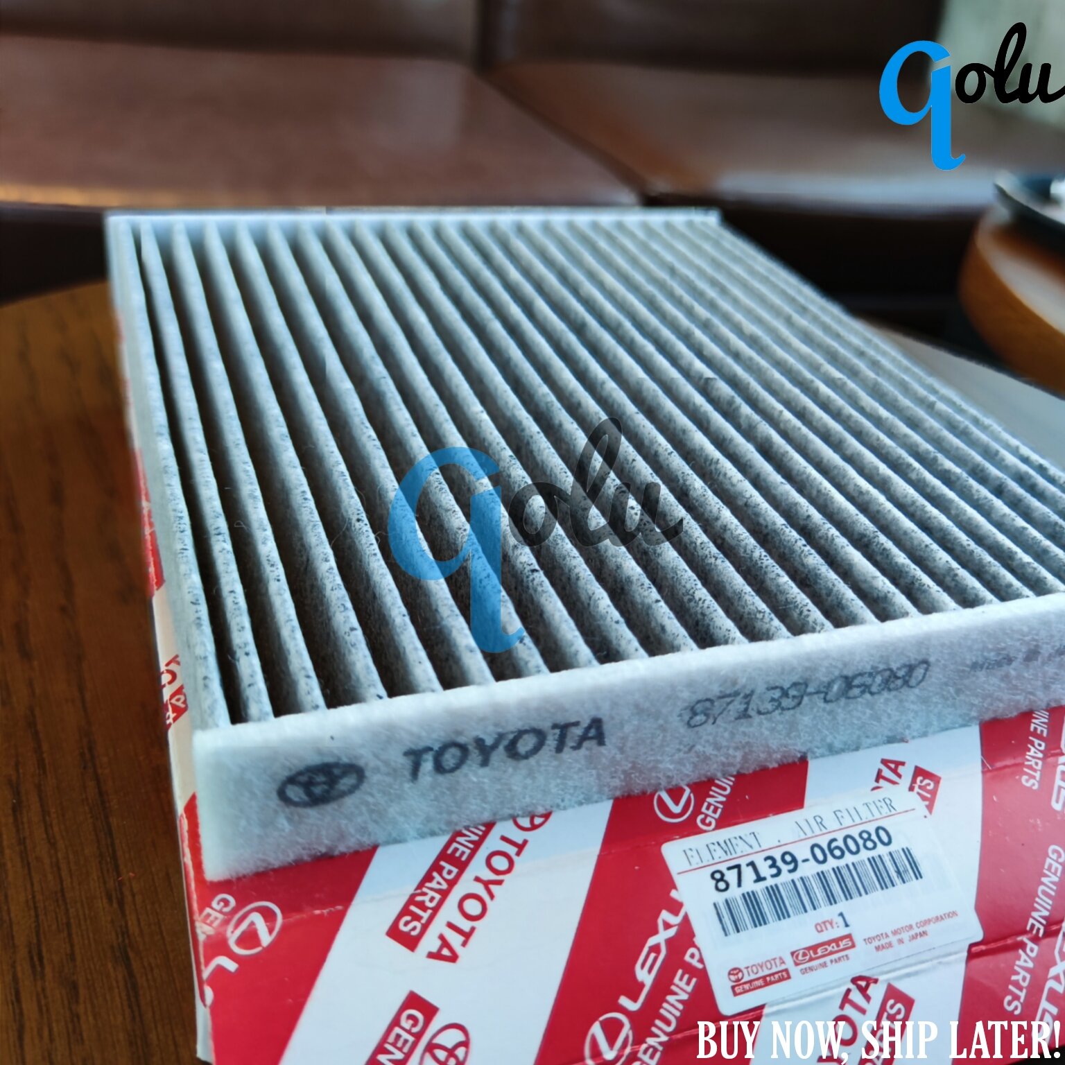 Toyota Automotive AC Cabin Filter (87139-0K060) Innova Fortuner Hilux ...