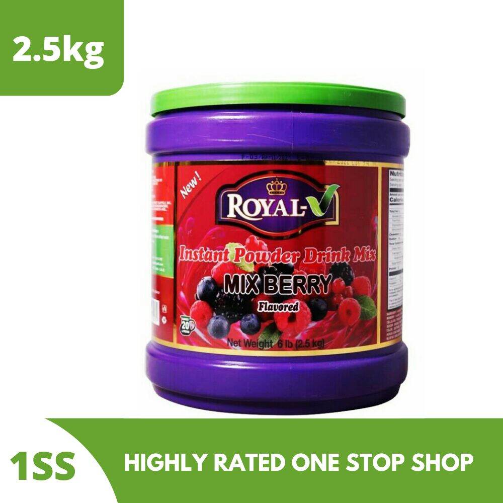 Royal-V Instant Powder Drink Mix Berry, 2.5kg | Lazada PH