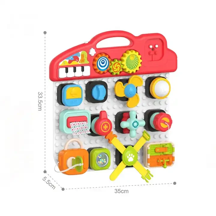 BBTAM Montessori Educational Musical Building Blocks Busy Board ...