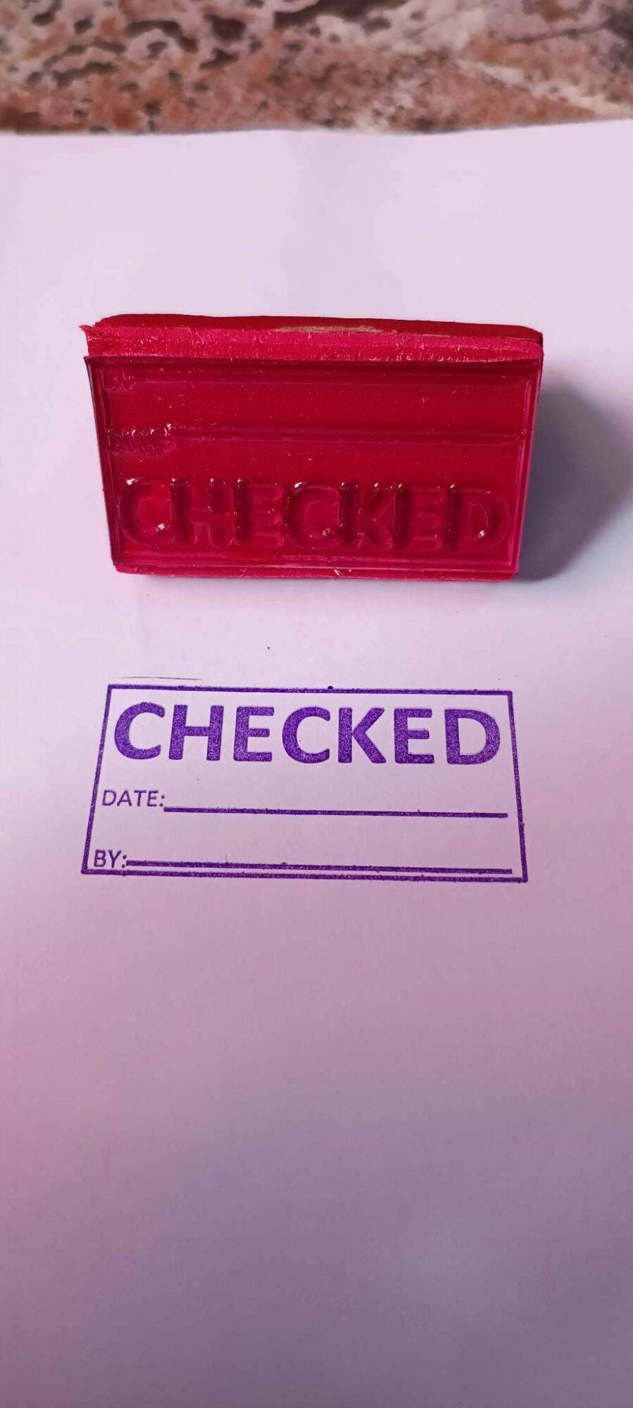 Checked Stamp | Lazada PH: Buy sell online Labels with cheap price ...