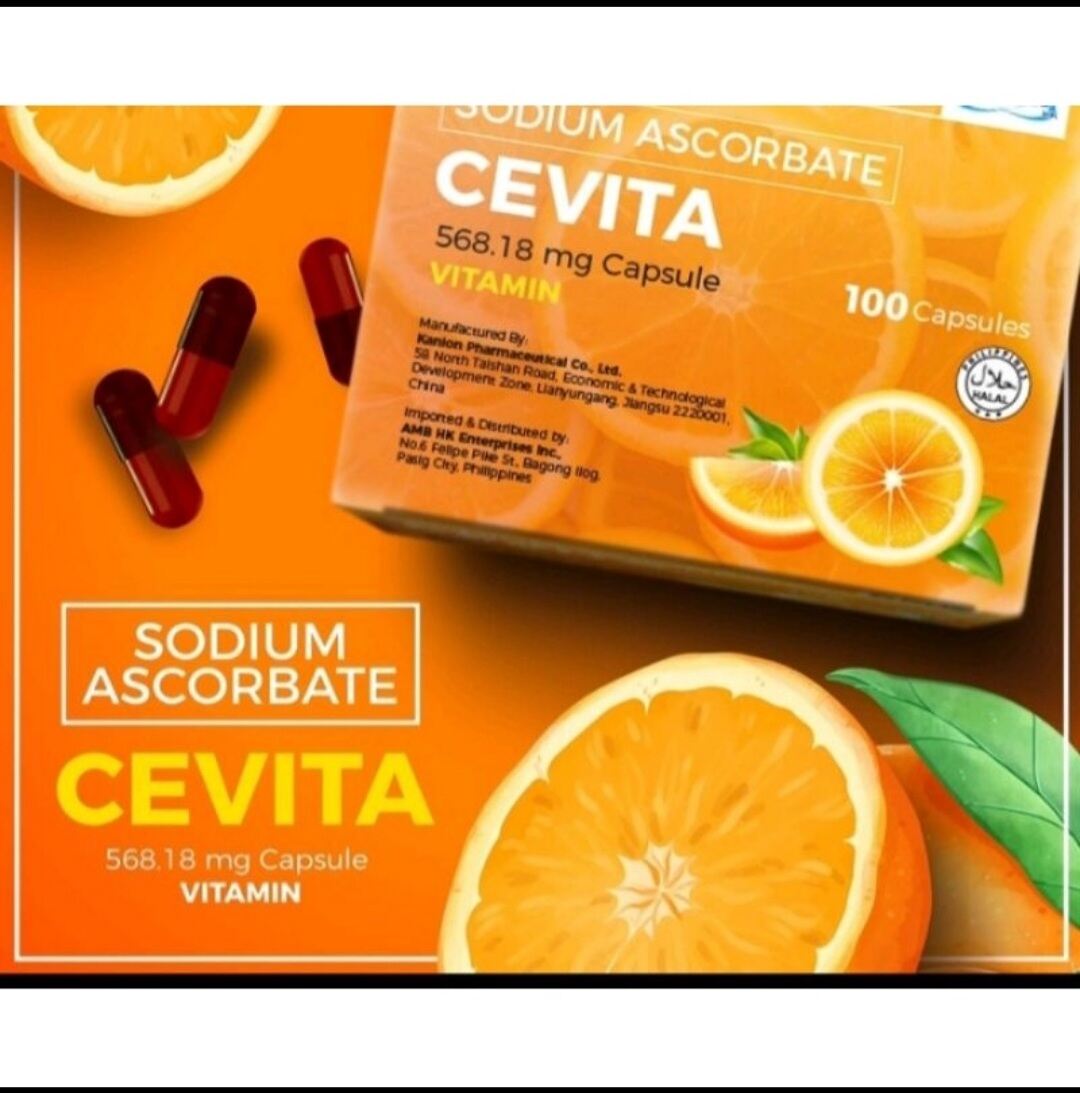 Sodium Ascorbate CEVITA Non Acidic Vitamin C 100 capsules | Lazada PH