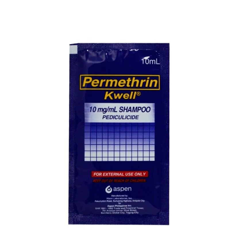 KWELL Permethrin 10mg/mL Shampoo 10mL/Sachet | Lazada PH