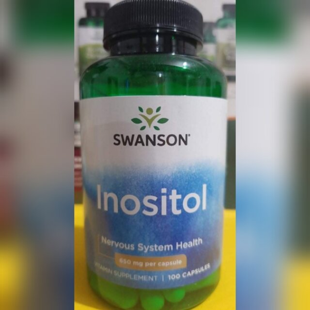 Inositol 650mg 100 capsules EXPIRY: March 2024 Swanson | Lazada PH