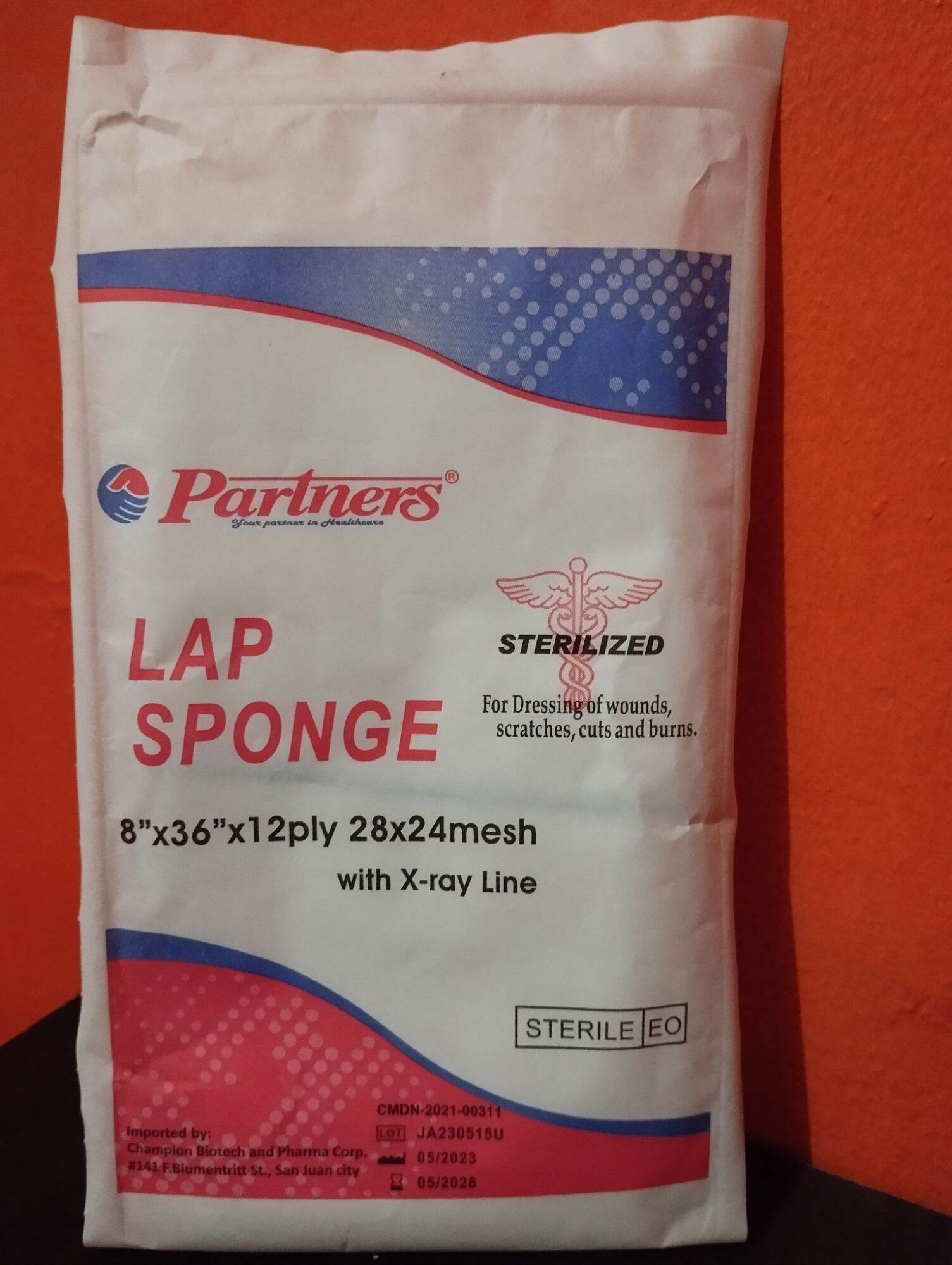 lap sponge with xray line 8×36×12 ply | Lazada PH