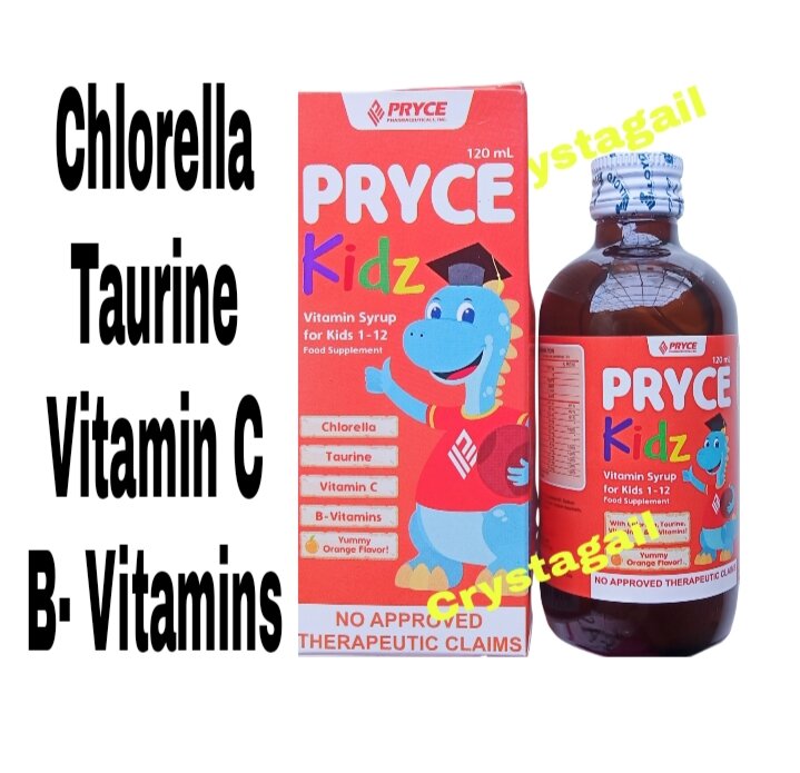 Pryce Kidz Vitamin Syrup for kids 1-12 | Lazada PH