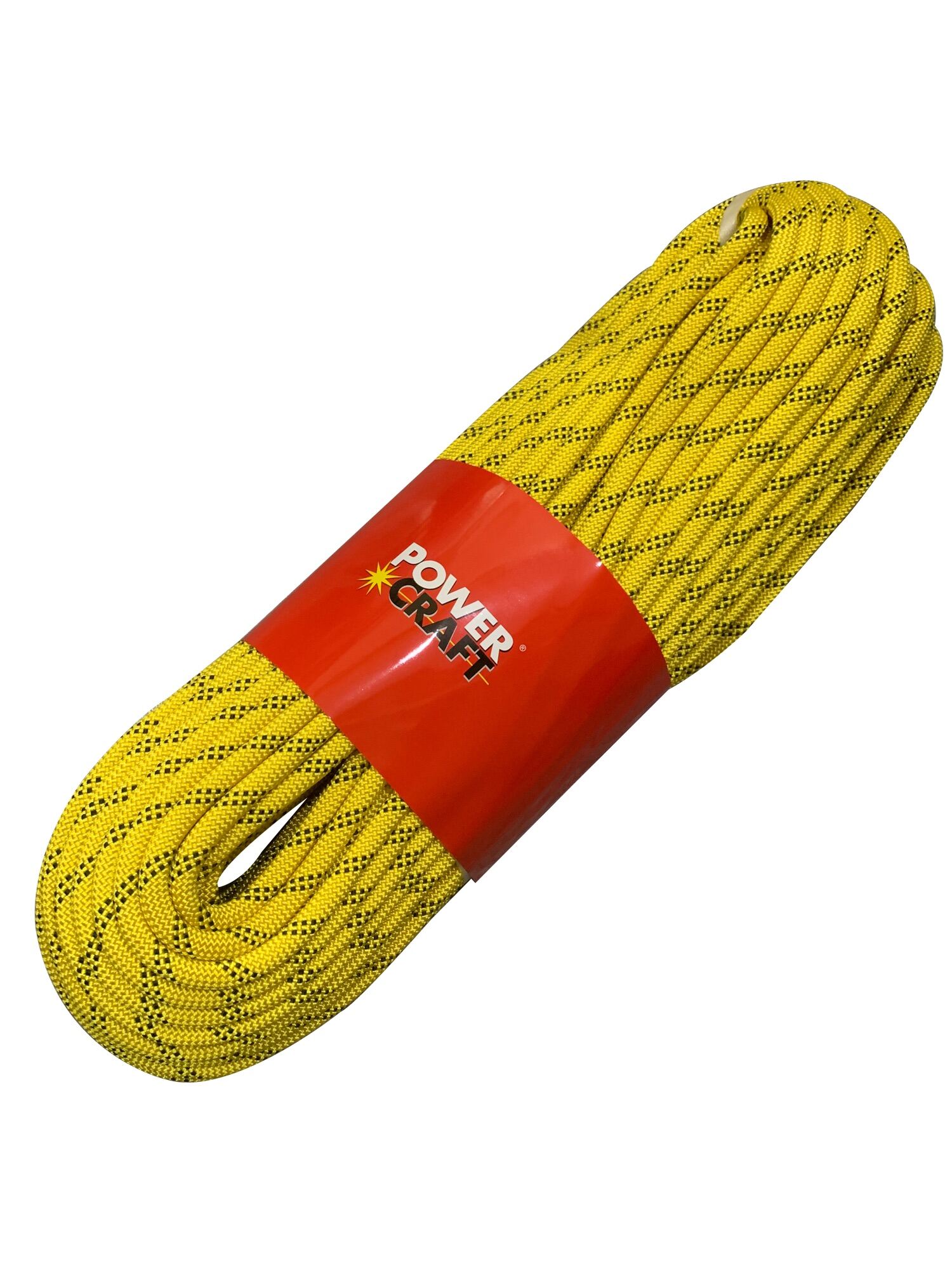 Powercraft Kernmantle/Static Rope 100Mx12mm PCSR 12100 Yellow w/ Black ...