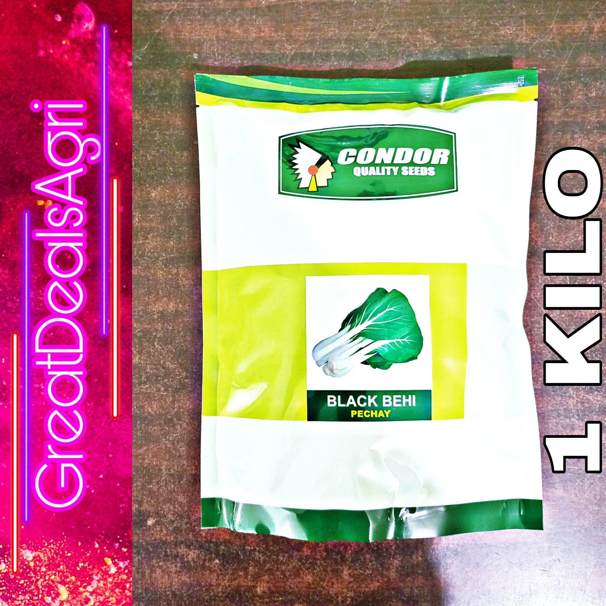 BLACK BEHI PECHAY SEEDS (1 KILO) CONDOR SEEDS | Lazada PH