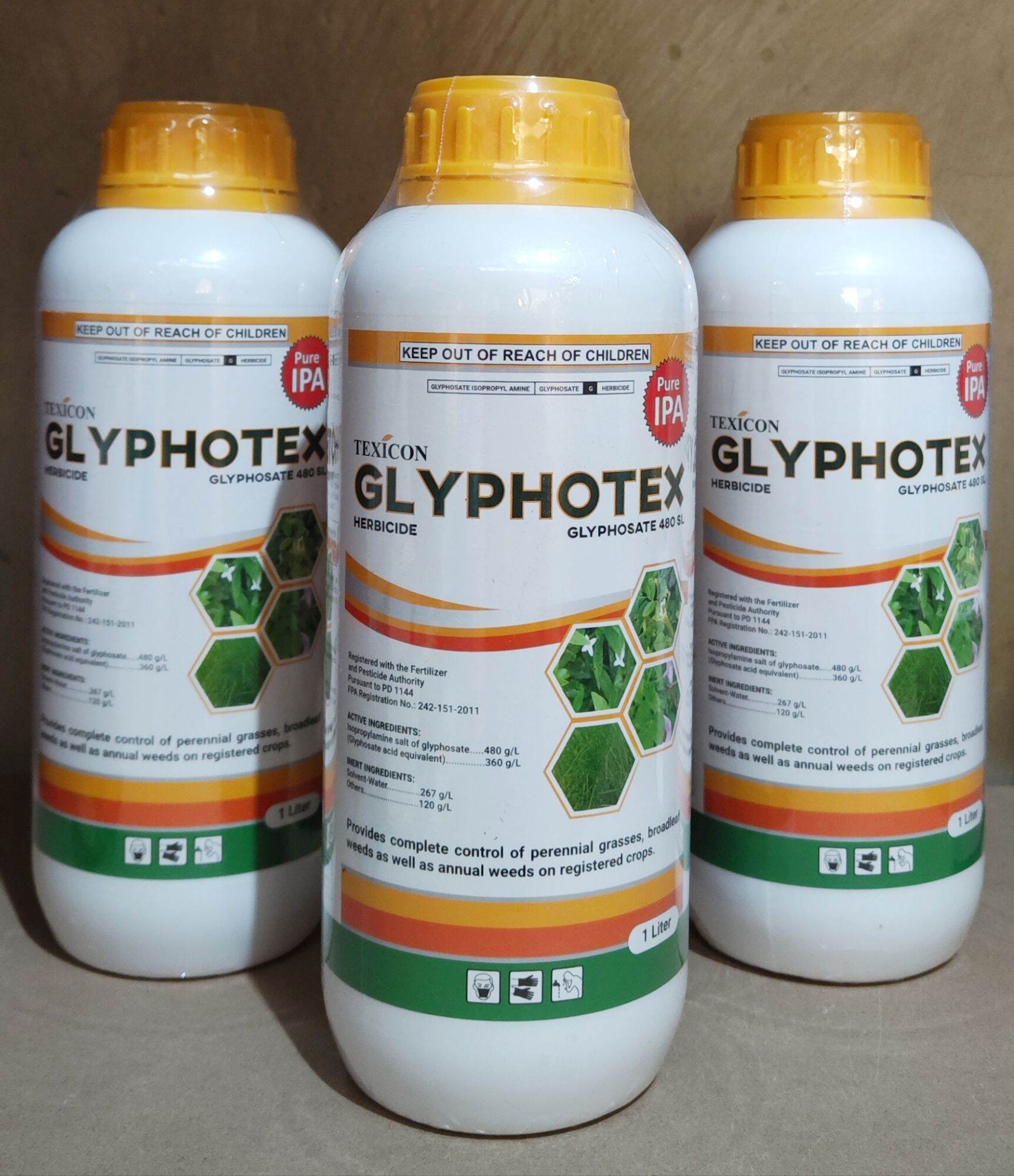 Glyphotex 480 SL - 1L /Herbicide / General Weed Killer / Glyphosate ...