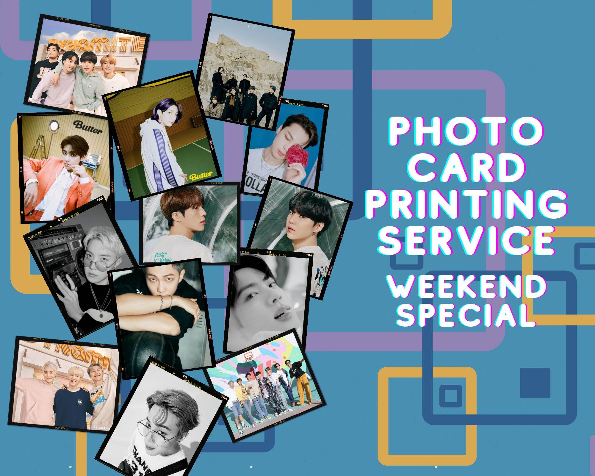 Photo Card Printing Service (10 photo cards per order)
