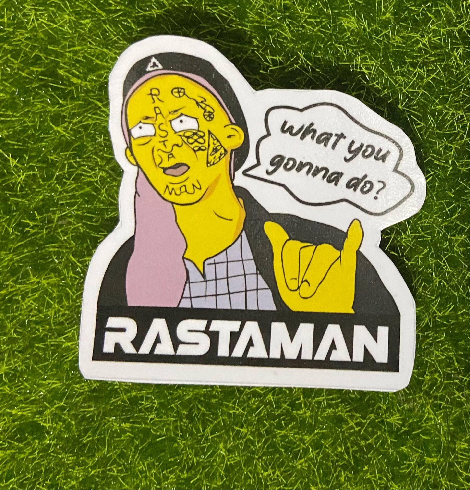 Rastaman Vinyl Laminated Sticker | Lazada PH
