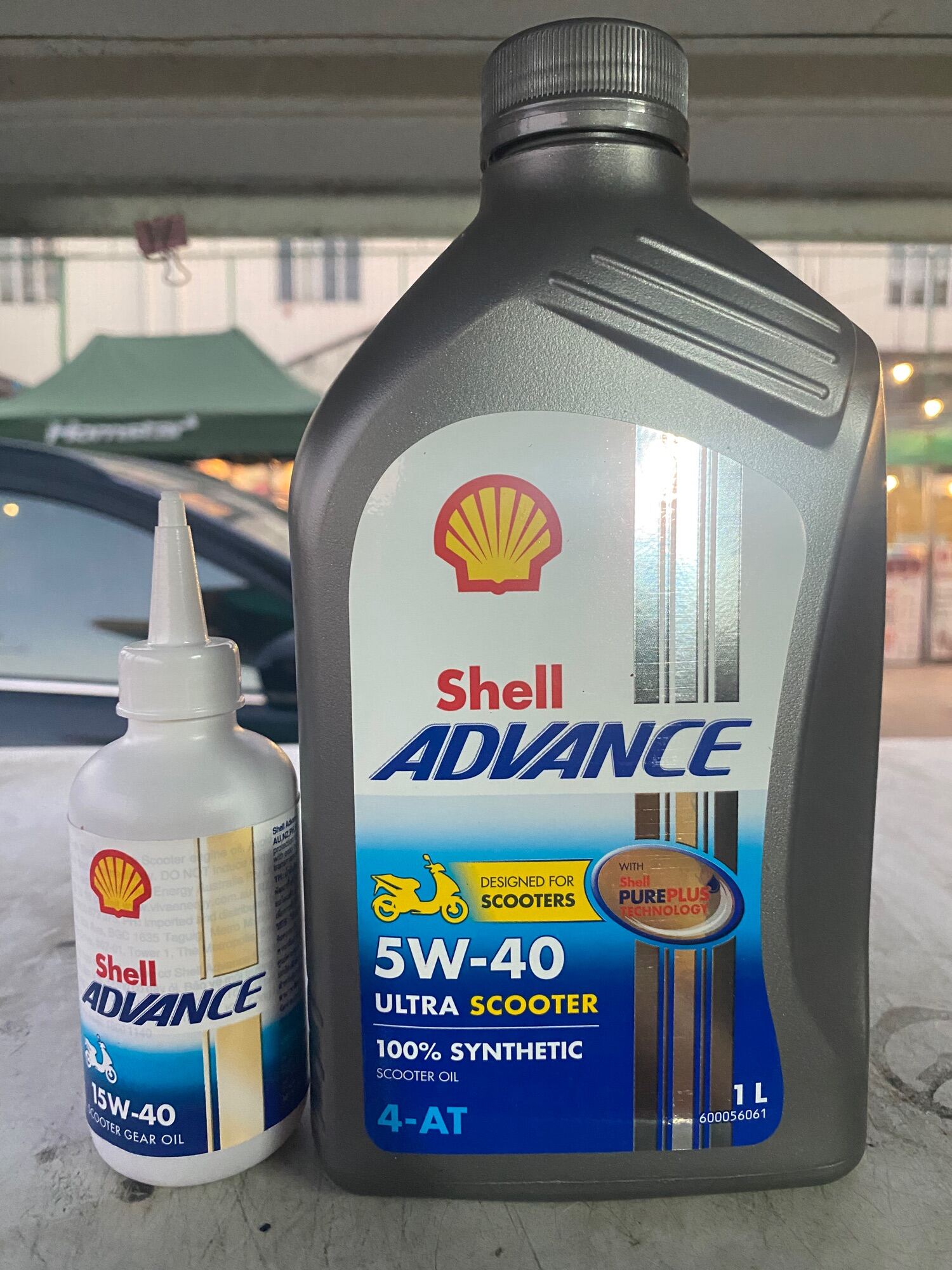 Shell Advance Ultra Scooter 5W-40 1L with Free Gear Oil | Lazada PH