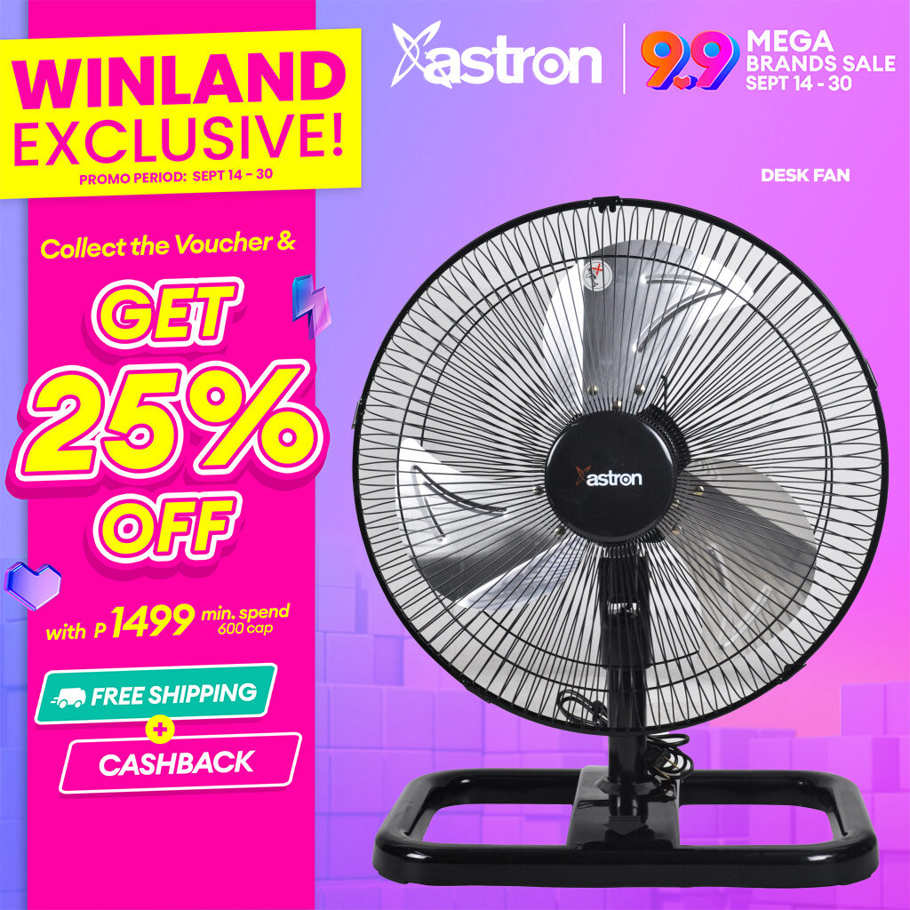 ASTRON by Winland Sigma 16" Industrial Floor Fan | Electric Fan 55watts ...