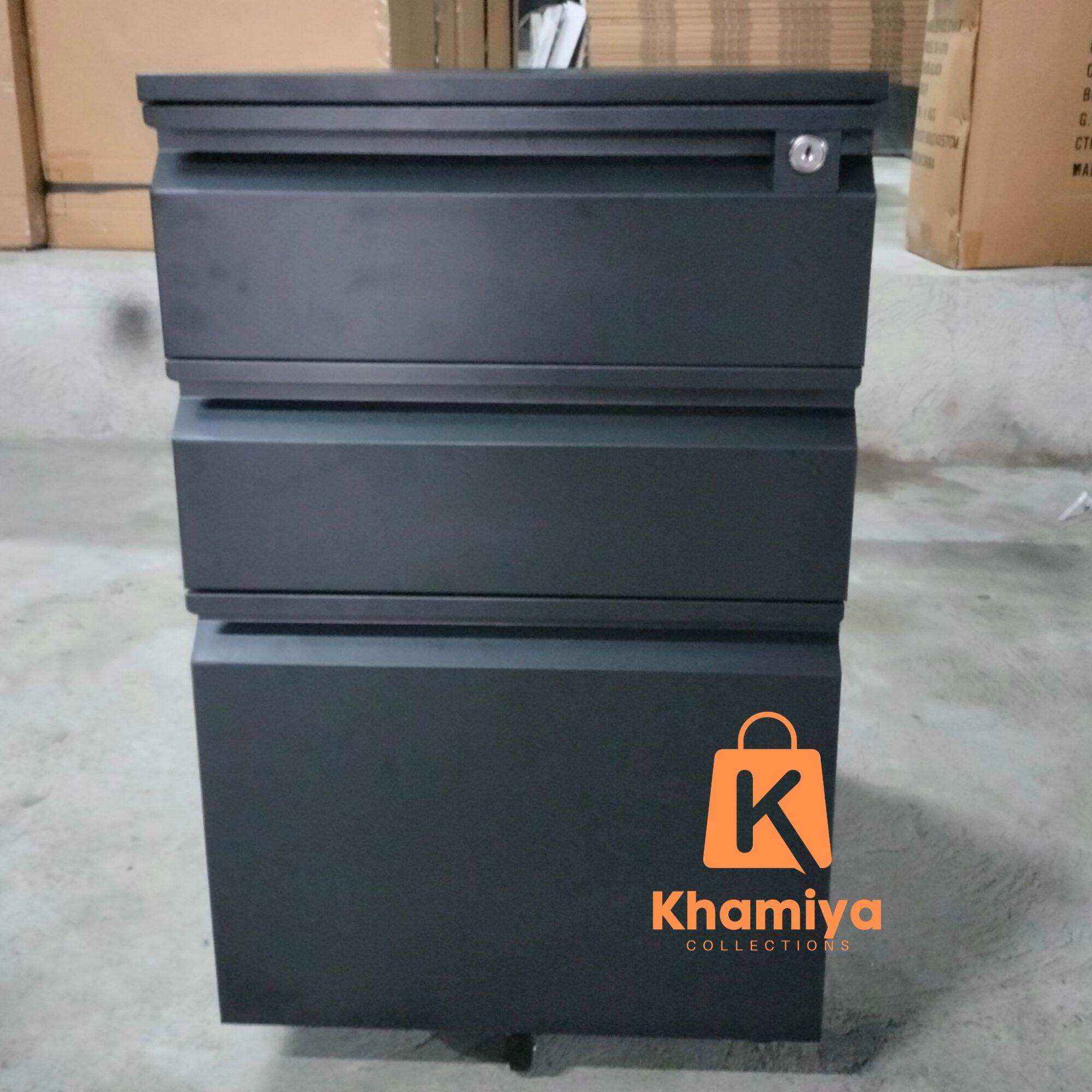 lack 3 drawer Mobile Drawer with keylock, Mobile Pedestal Cabinet ...